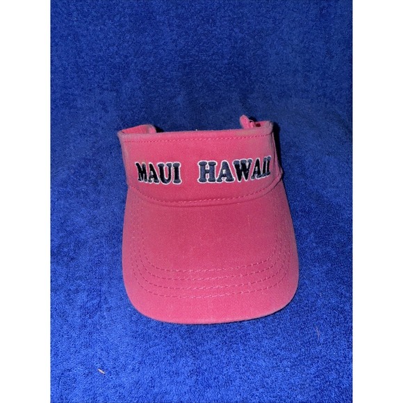 Maui Jim | Accessories | Maui Hawaii Visor Hat Cap Pink Adult Womens ...